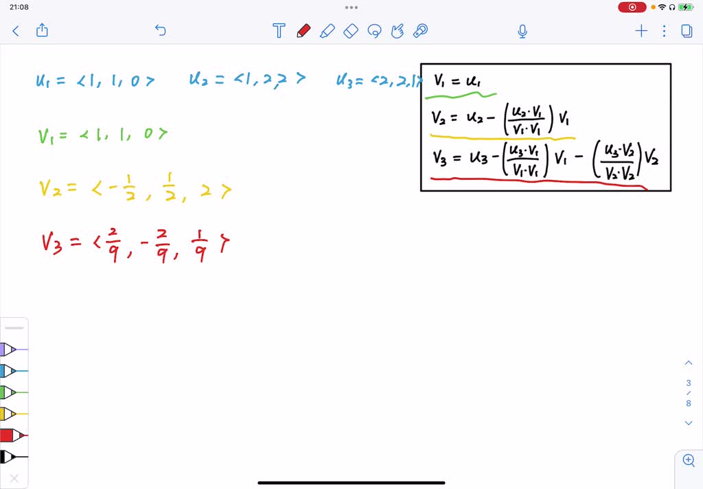 Solveduse The Gram Schmidt Algorithm Theorem 613 To Find An