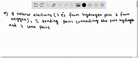 SOLVED: State the number of valence electrons, bonding pairs, and lone pairs in each of the ...