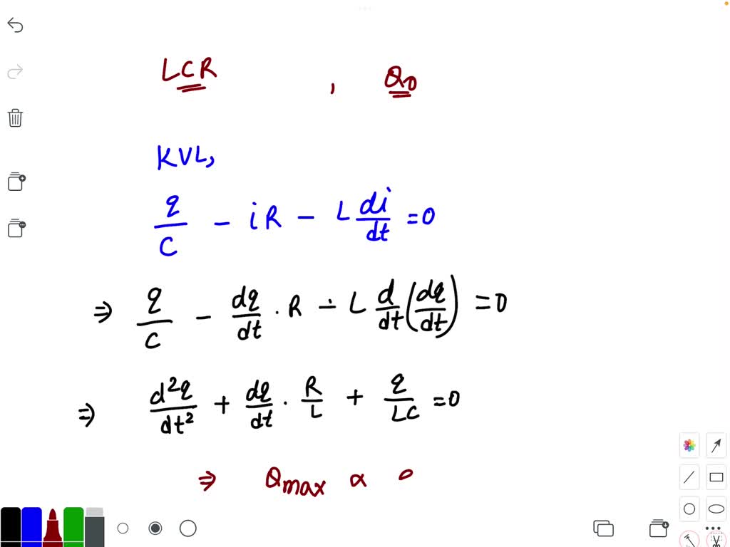SOLVED:An LCR circuit is equivalent to a damped pendulum. In an LCR ...