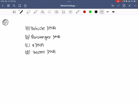 SOLVED:Foreign DNA is also called (a) Vehicle DNA (b) Passenger DNA (c ...