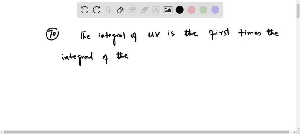 SOLVED:Complete the following sentence in words: The integral of u v is ...