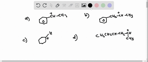 SOLVED:Most stable carbocation among the following is