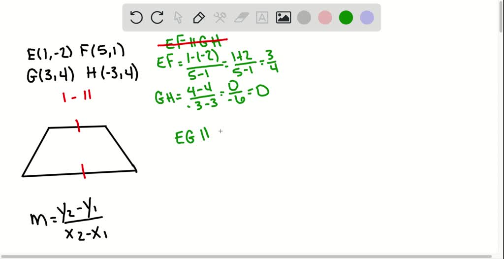 SOLVED: Trapezoid RSTU has vertices R(-3,0) ,S(0,-1), T(2,5) and U(-7,8) Whats the slope for ...