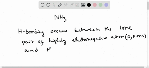 SOLVED:Diagram and label the hydrogen bond between two molecules of ...