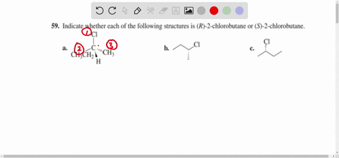 SOLVED:Indicate whether each of the following structures is (R)-2 ...