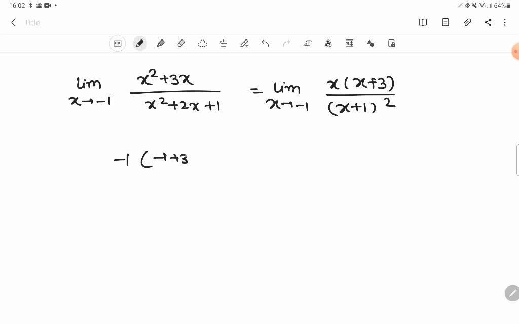 ⏩SOLVED:Calculate the limits in Exercises 21-72 algebraically. If a… | Numerade