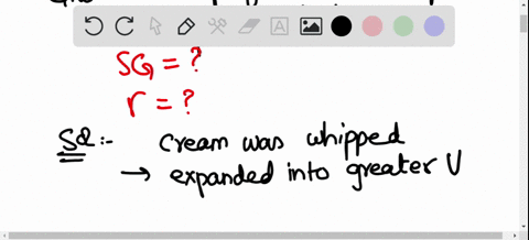 If 1 cup of cream having a density of 1005 kg / m^3 is turned into 3 ...