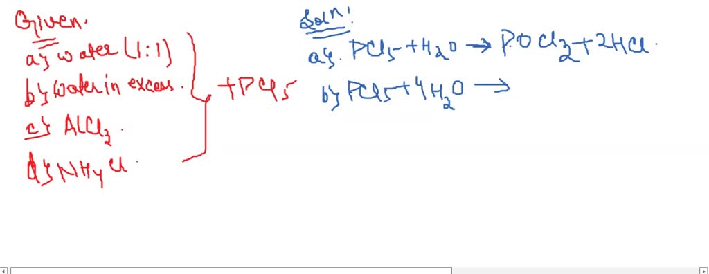 SOLVED:Give balanced chemical equations for the reactions of the ...