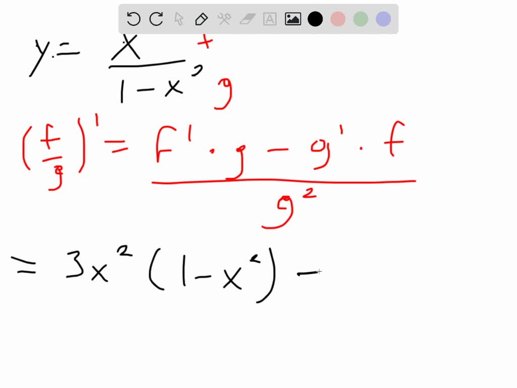 SOLVED 3 26 Differentiate Y x 3 1 x 2 