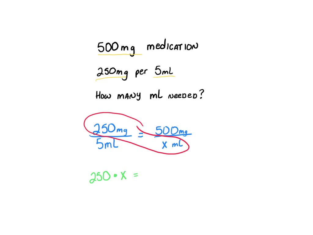 ⏩SOLVED:A patient must receive 500 mg of medication in a solution ...