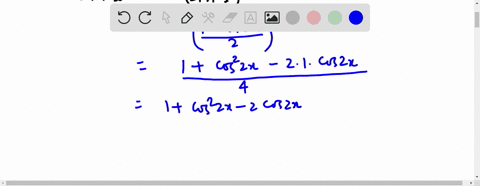 SOLVED:11-16 Use the formulas for lowering powers to rewrite the expression in terms of the ...