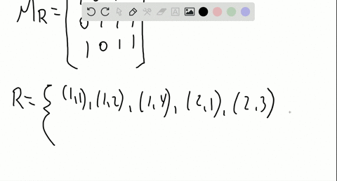 SOLVED:List the ordered pairs in the relations on \{1,2,3 ...
