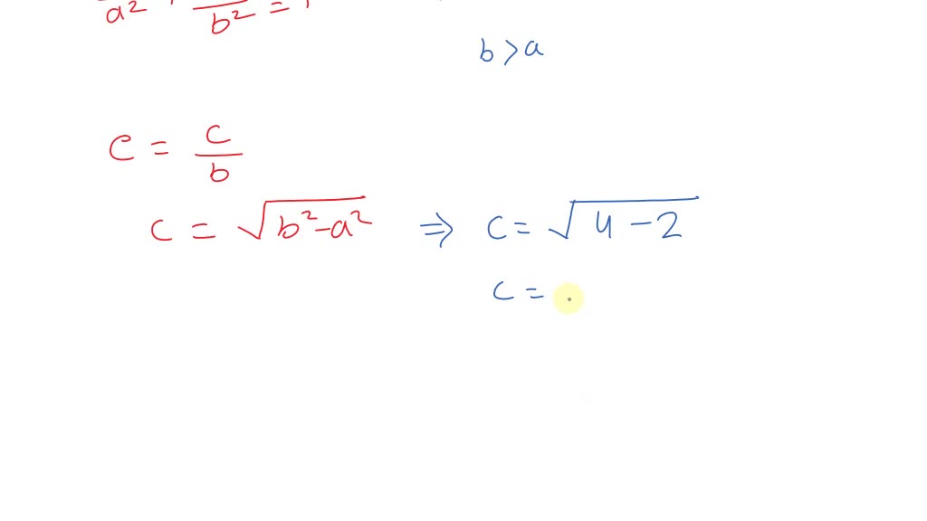 ⏩SOLVED:Find the eccentricity of the ellipse. Then find and graph ...