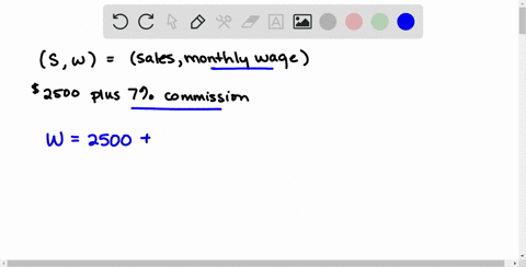 SOLVED:A pharmaceutical salesperson receives a monthly salary of 2500 ...