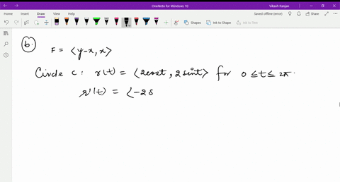 SOLVED:Consider the following vector fields 𝐅 and closed oriented curves C in the plane (see ...