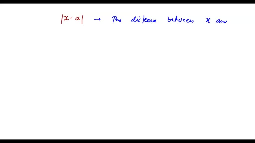 Solvedrewrite Each Statement Using Absolute Value Notation As In Example 5 The Distance 8354