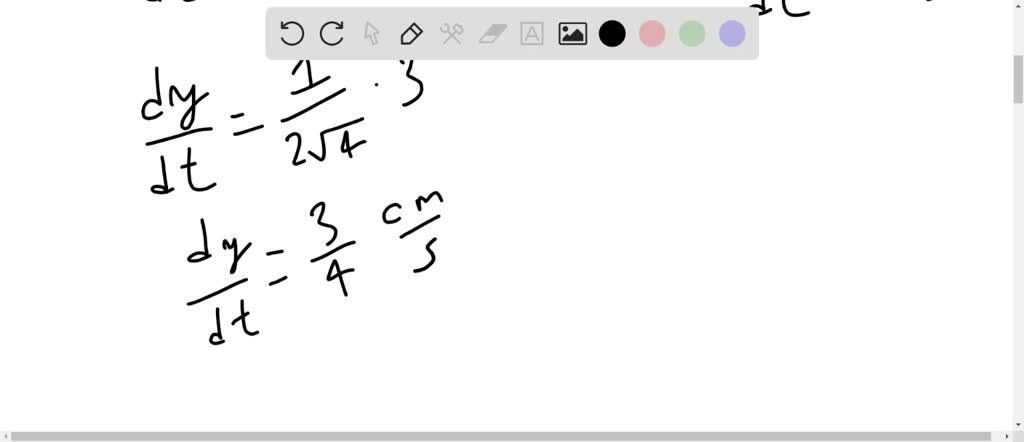 SOLVED:A particle is moving along the curve y=√(x) . As the particle passes through the point (4 ...
