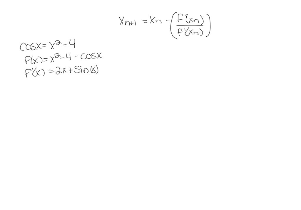 ⏩SOLVED:Use Newton's method to approximate the indicated solution of ...