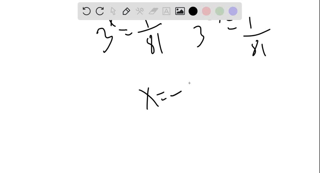 SOLVED Solve For X Or B a log 3 frac 1 81 x b log 6 36 x