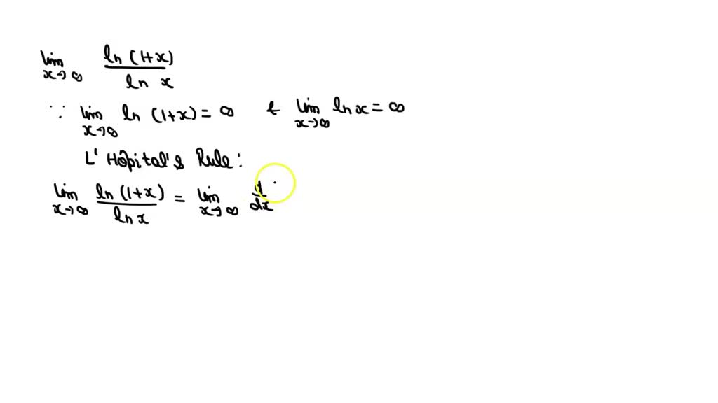 Use L'Hôpital's rule from calculus. a. Let b be any real number greater than 1 . Use L'Hôpital's ...