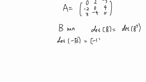 SOLVED: Show without computation that the following determinant is equal to zero. Hint: Consider ...