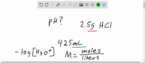 ⏩SOLVED:What is the pH of a solution prepared by dissolving 2.5 g… | Numerade