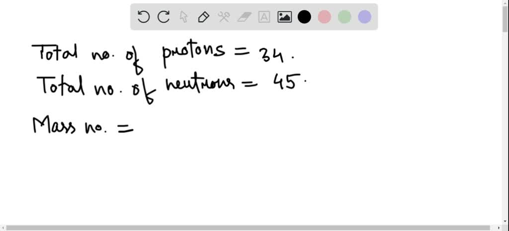 SOLVED:An atom contains 34 protons and 45 neutrons. What is the nuclide ...