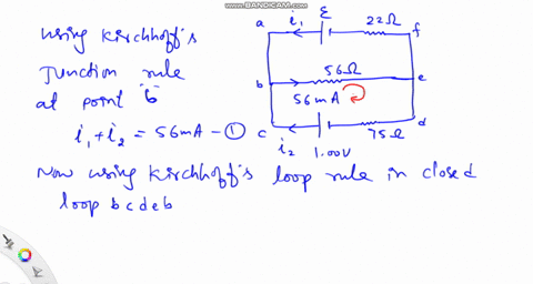 ⏩SOLVED:Find the unknown emf and the current in each branch of the… | Numerade