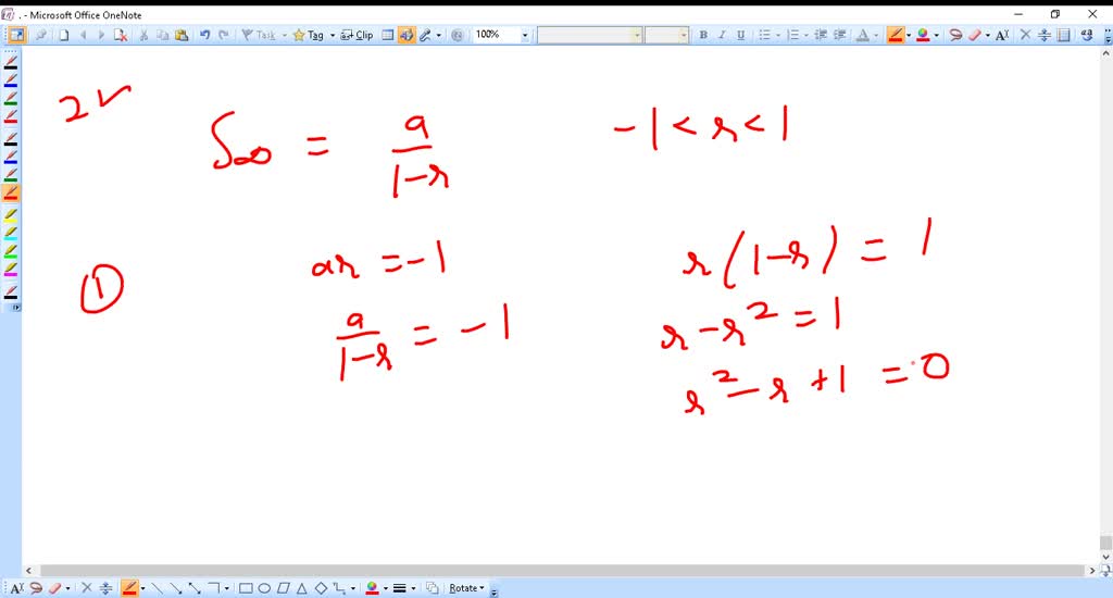 SOLVED:Statement 1 There cannot be an infinite GP with second term ...