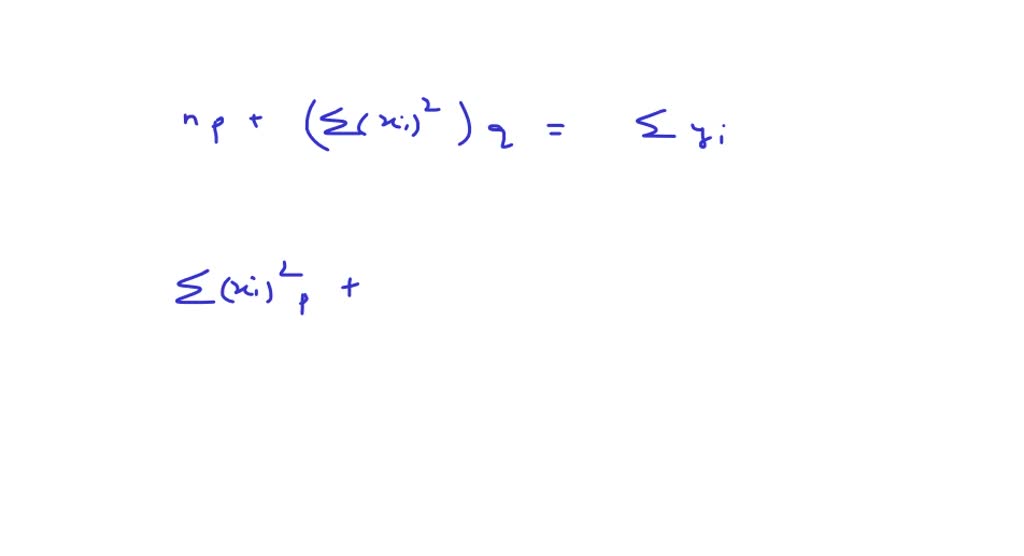 SOLVED Forward Stepwise Regression Suppose We Have The QR Decomposition For The N q Matrix 1 