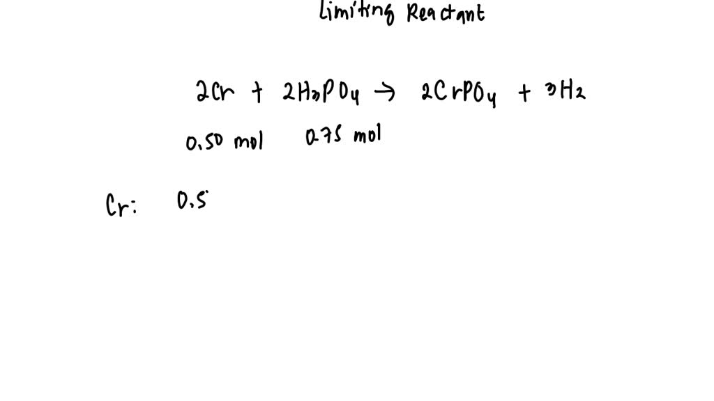 ⏩SOLVED:Outline the steps needed to determine the limiting reactant ...