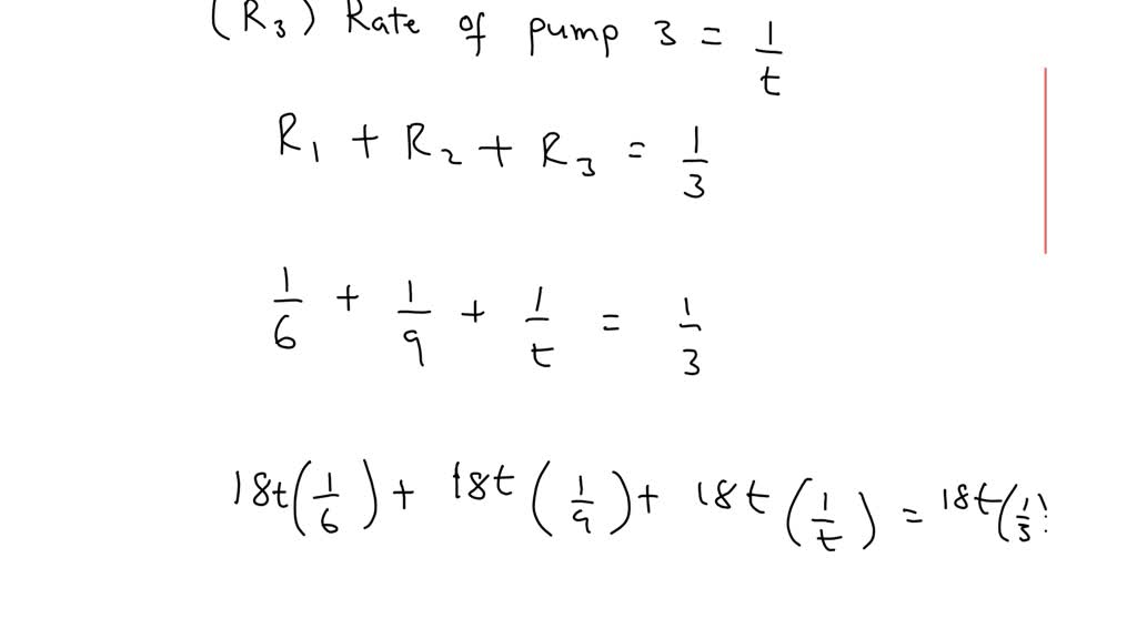 SOLVED:Pumps A, B, and C, working together, can fill a tank in 2 hours ...