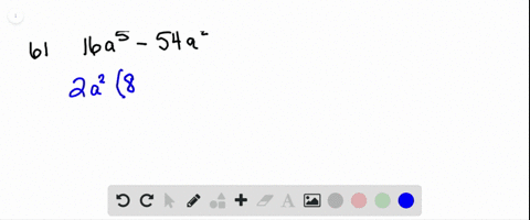 SOLVED:The following is a list of random factoring problems. Factor each expression. If an ...