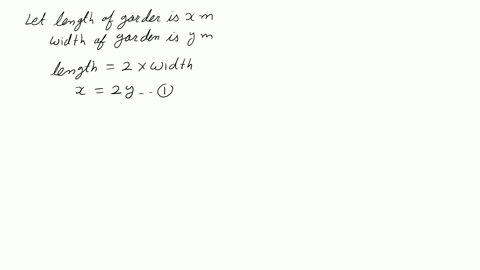SOLVED:Half the perimeter of a rectangular garden, whose length is 4 ...