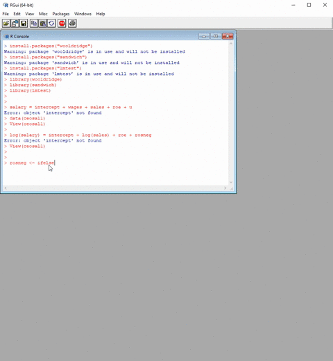 SOLVED:(i) Apply RESET from equation (9.3) to the model estimated in ...