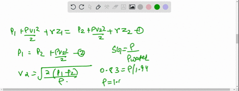 SOLVED: Oil of specific gravity 0.83 flows in the pipe shown in Fig. P 3.74 . If viscous effects ...