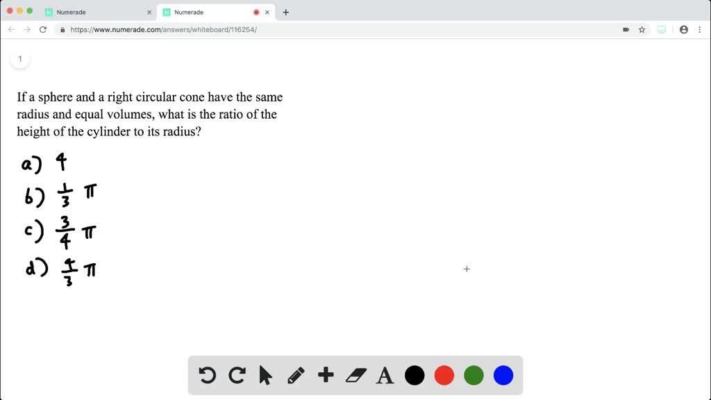 A right triangle with sides 3 cm, 4 cm and 5 cm is rotated about the ...