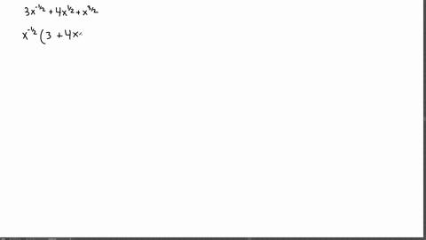 SOLVED:Factor the expression completely. Begin by factoring out the lowest power of each common ...