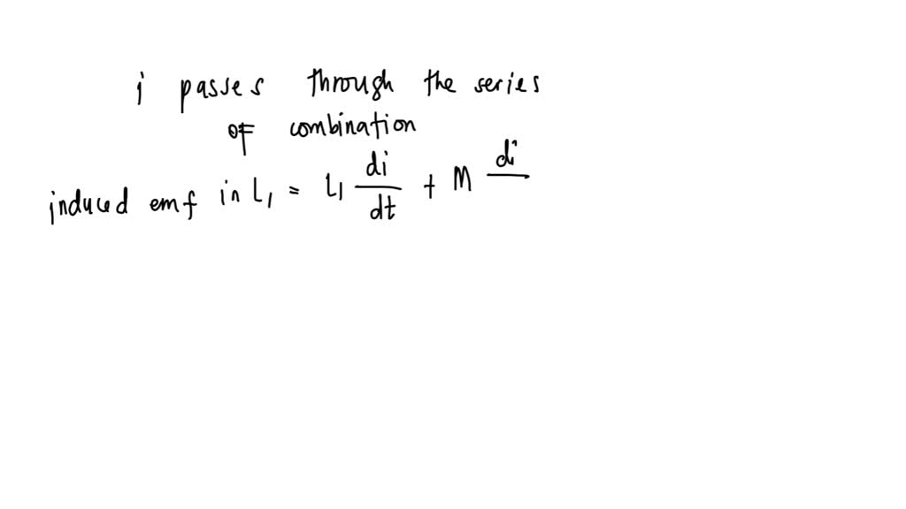 ⏩SOLVED:A pair of coupled inductors has (for the reference… | Numerade