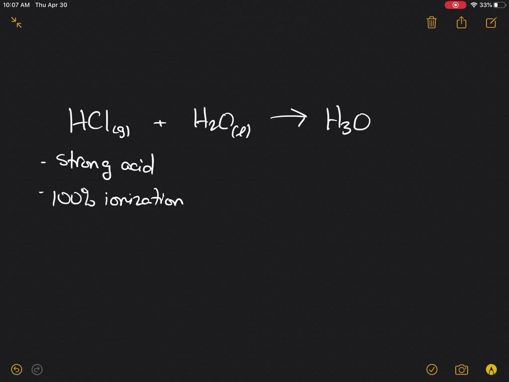 SOLVED:Hydrogen chloride and water are molecular compounds, yet a ...