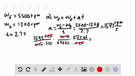 SOLVED:An automobile engine slows down from 3500 rpm to 1200 rpm in 2.5 ...