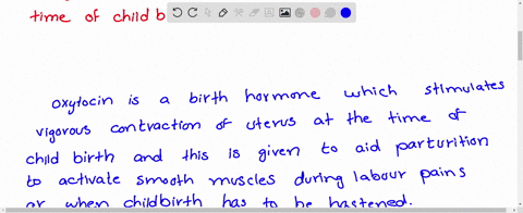 SOLVED:Nursing the newborn promotes uterine involution because it: 1 ...