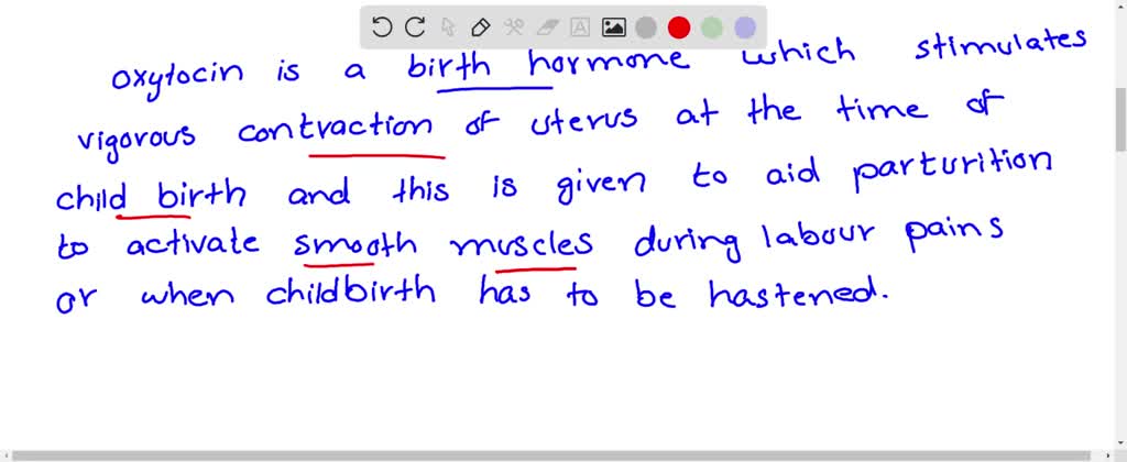 SOLVED:Nursing the newborn promotes uterine involution because it: 1 ...