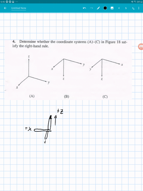 SOLVED:Determine whether the coordinate systems (A)-(C) in Figure 18 ... SOLVED:Determine whether the coordinate systems (A)-(C) in Figure 18 ...