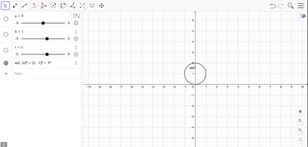 SOLVED:The Cartesian equation of a circle is given. Sketch the circle ...