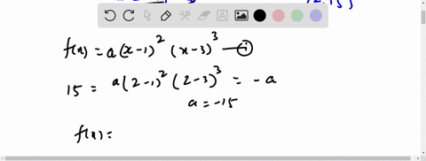 SOLVED:Write an equation for a polynomial the given features. Degree 5 ...