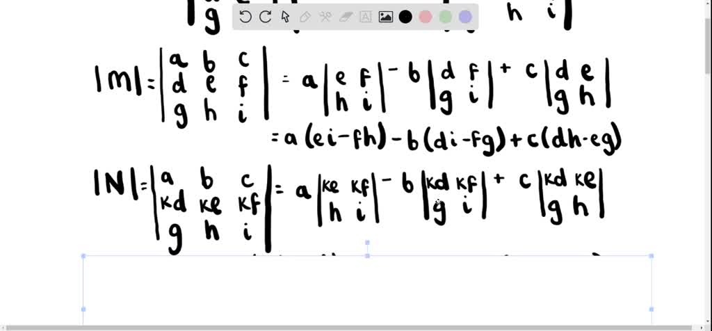 SOLVED: Consider the matrix A = k+l k+ 2 4 4k2 Use determinant to find ...