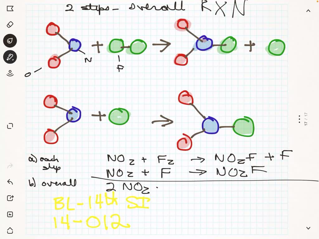 SOLVED:Consider the diagram that follows, which represents two steps in ...