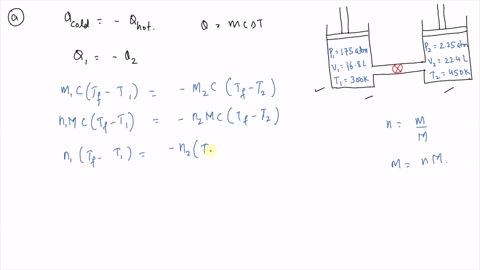SOLVED:Two thermally insulated vessels are connected by a narrow tube fitted with a valve that ...