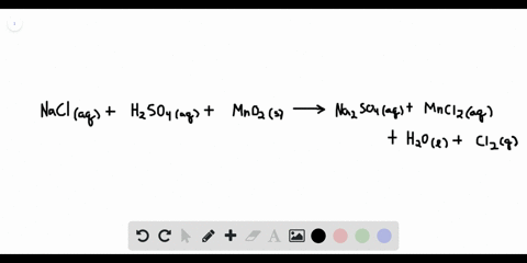 SOLVED:Chlorine gas was first prepared in 1774 by C. W. Scheele by ...